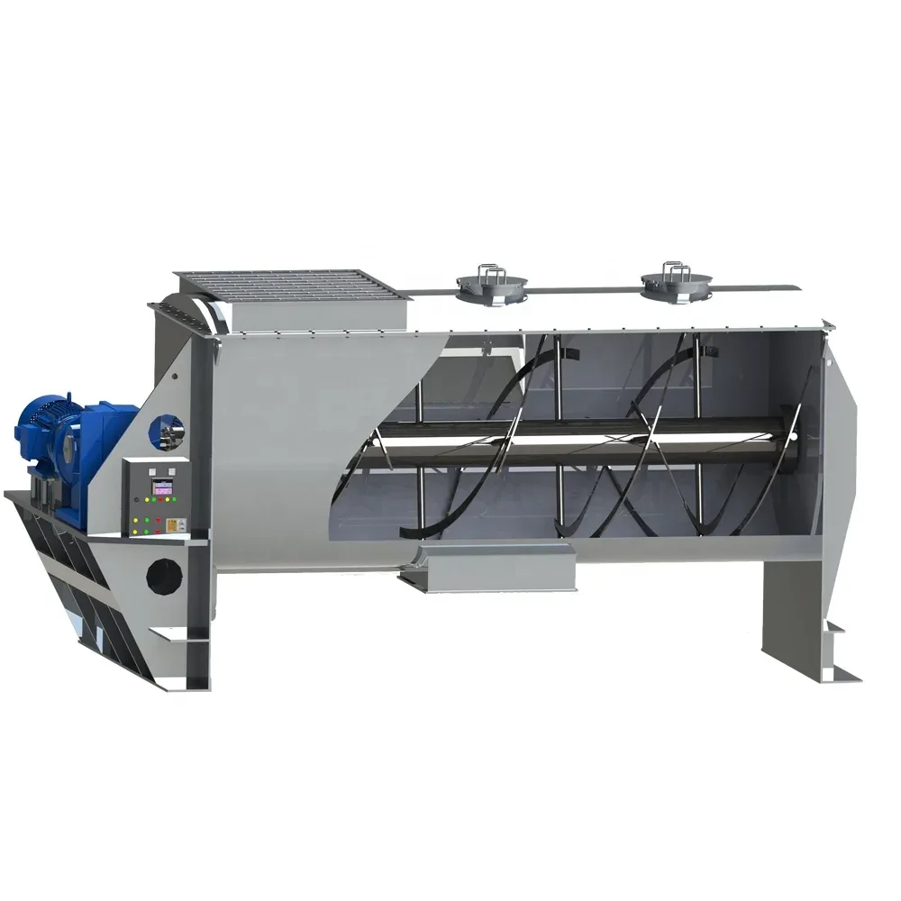 Double spiral belt mixer-change the mixing condition of traditional process